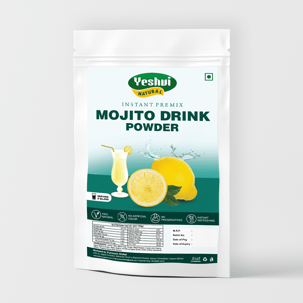 Buy Mojito Drink Instant Premix Powder 100gm Online - Fullmoon
